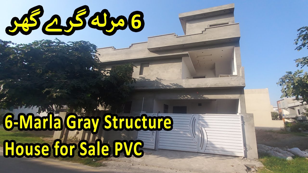 6 Marla Gray Structure House for Sale in Lahore Park View City, Gray ...
