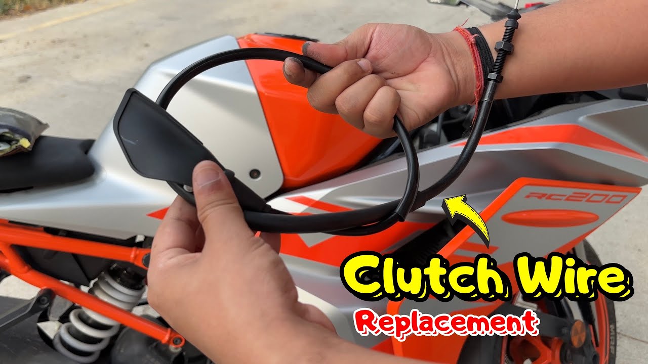 KTM RC200 2022 Clutch Cable Replacement 🤯 | DIY | Complete Process 🔥 ...