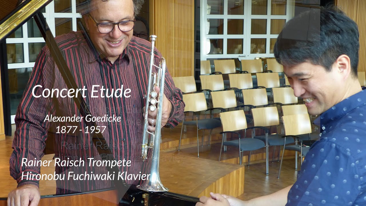 Concert Etudes für Trompete & Klavier (Alexander Goedicke 1877-1957 ...
