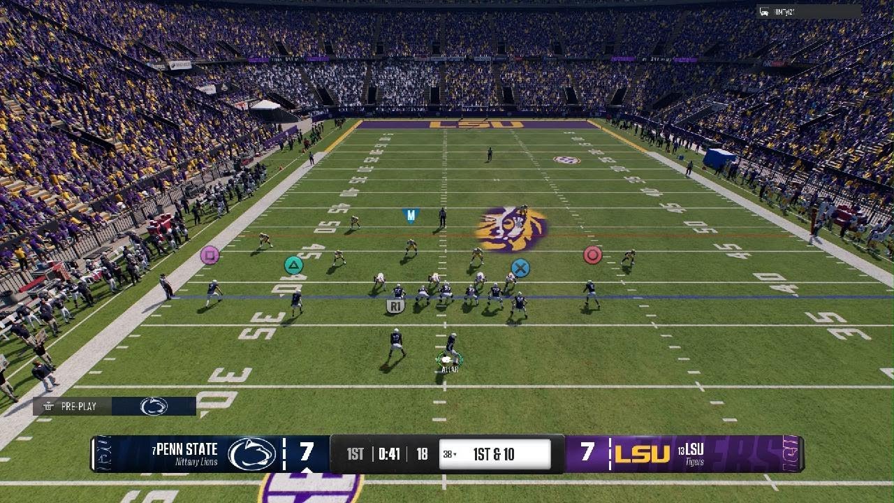 EA SPORTS College Football 25 Penn state vs LSU - YouTube