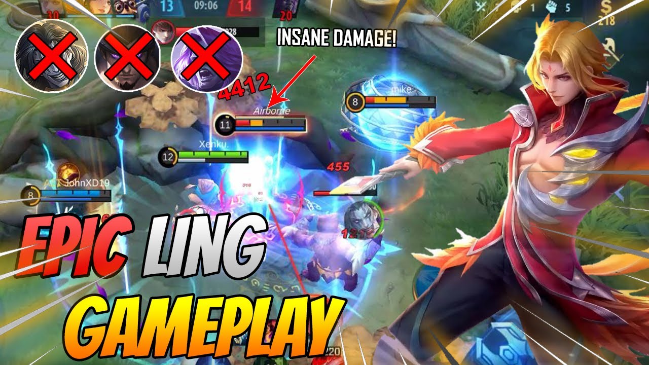 Ling Vs All COUNTERS!!! EPIC Ling Gameplay 2021| Mobile Legends - YouTube