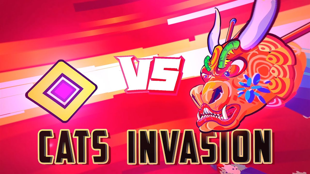 "Cats Invasion" by qMystic, Knots, IvashkaUA & more | Geometry Dash 2.2 - YouTube