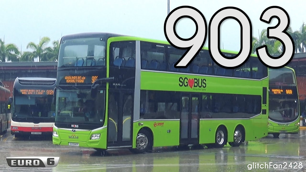 [SMRT] Debut - SG5941P on Service 903 - MAN ND323F A95 Euro 6 Gemilang ...