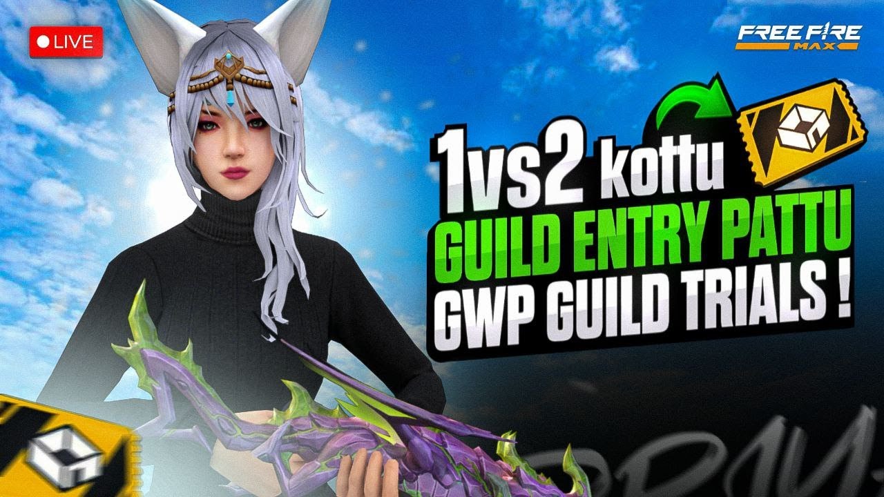 GUILD TRAILS-SEARCHING FOR LEGENDS || FREE FIRE GIRL STREAMER IS LIVE ...