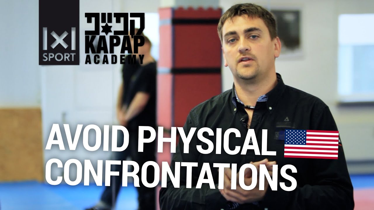 Self-defense: Non-combative stance (English) - YouTube