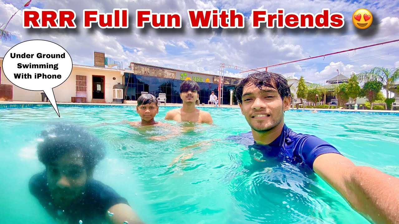 Raja Ram Resort ( RRR ) Full Fun With Friends 😍 | Under Ground Swimming ...