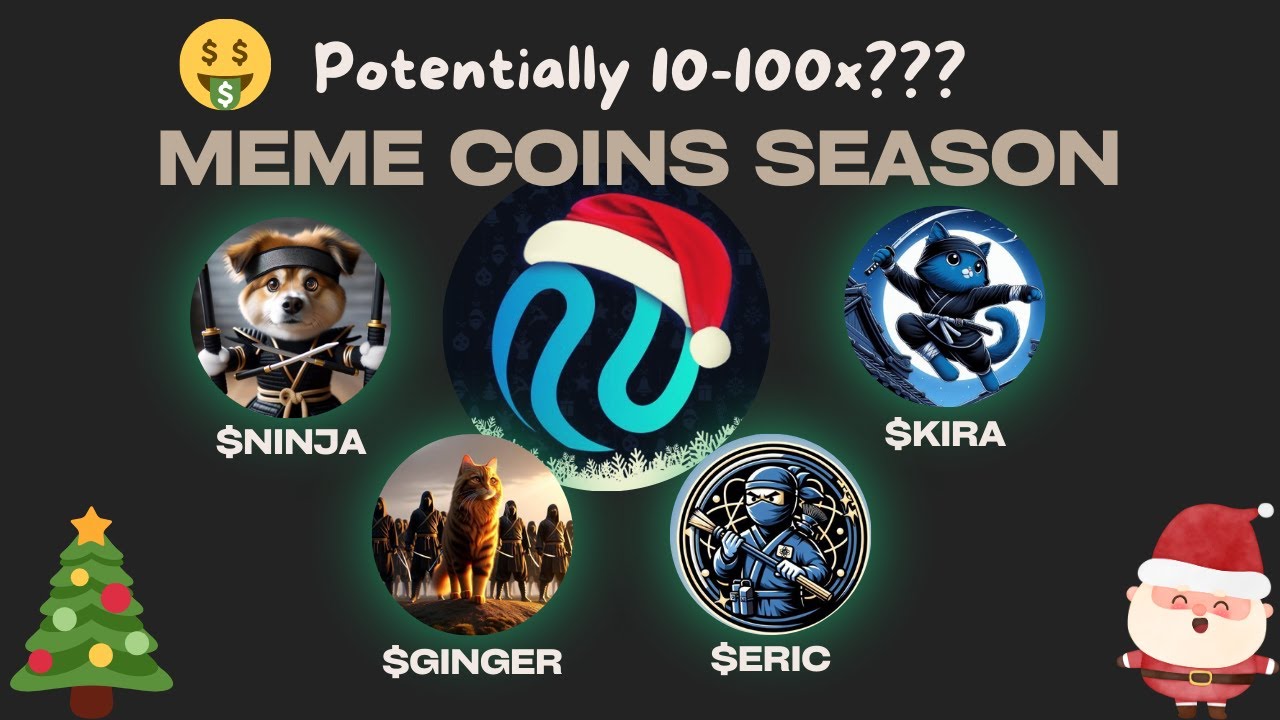 DON'T MISS THIS 10-100X Memes! Santa on INJECTIVE! $NINJA $KIRA $GINGER ...