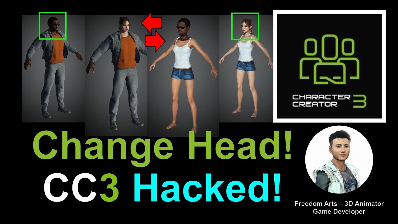 How To Change Head Character Creator 3 4 Tutorial YouTube how-to-change-head-character-creator-3-4-tutorial-youtube