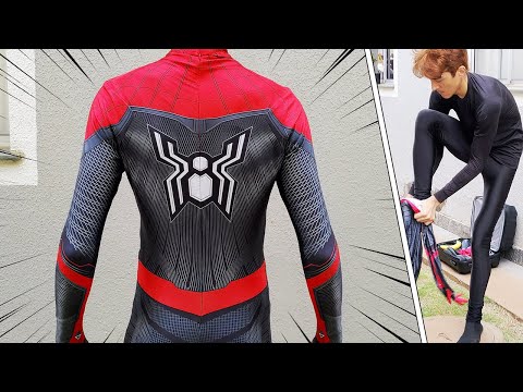 SPIDER-MAN FAR FROM HOME COSTUME Suit-Up (In Real Life)