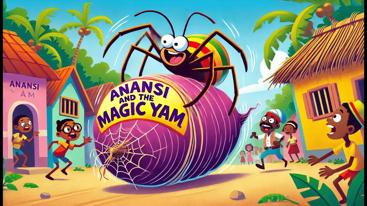 Anansi and the Magic Yam | Jamaican Folktale | Mi A Story Man - YouTube