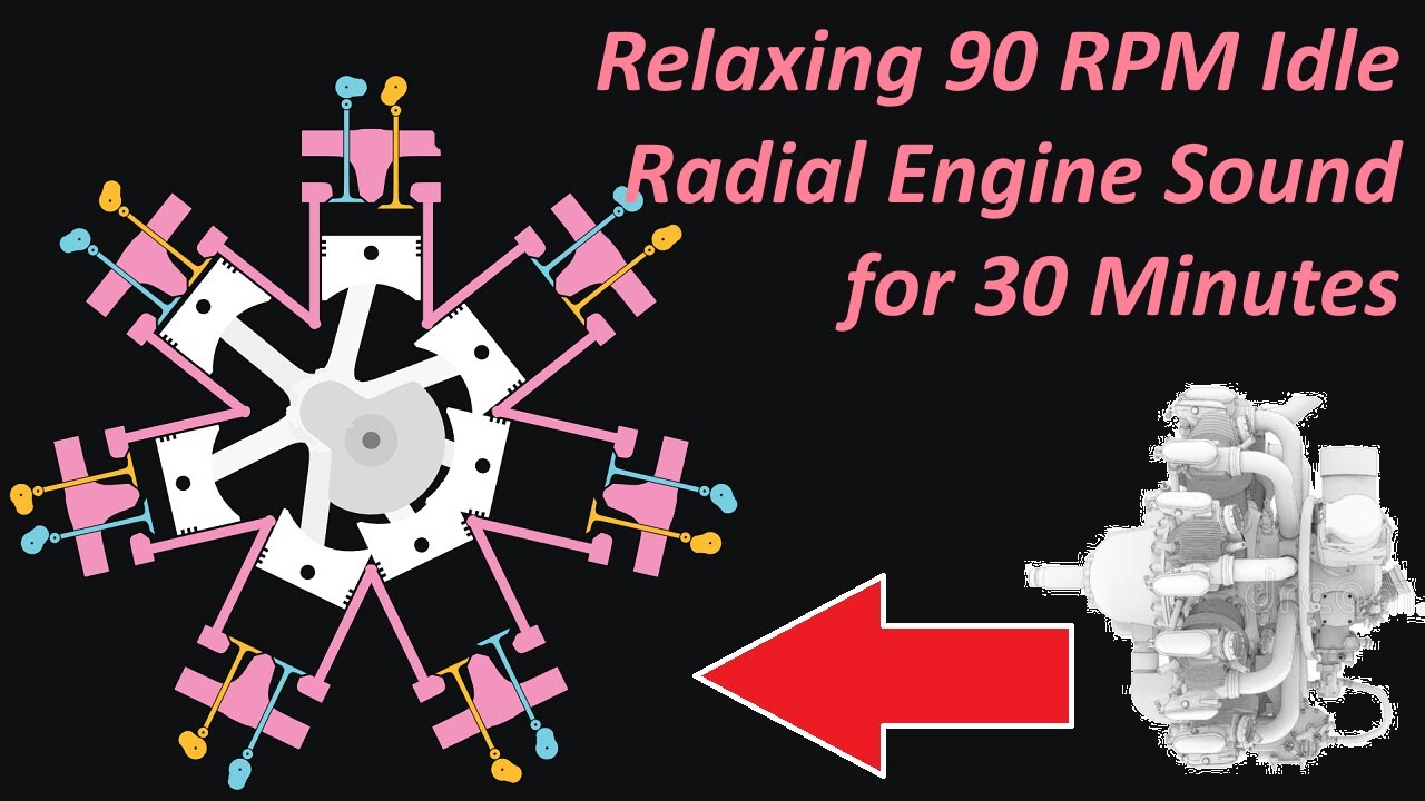 90 RPM Radial 7 Idle Sound (30 minutes) - AngeTheGreat's Engine ...