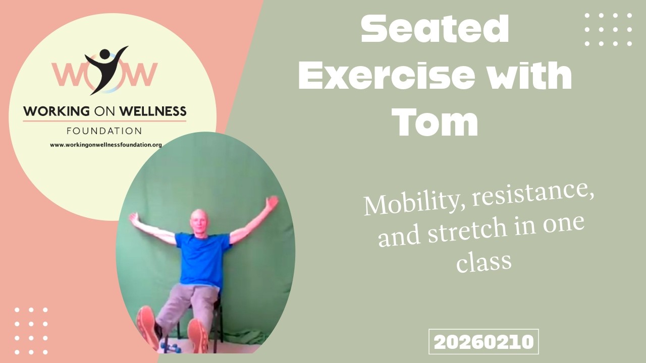 Gentle Seated Strength & Mobility | Exercise with Tom | Feb. 10, 2026 ...
