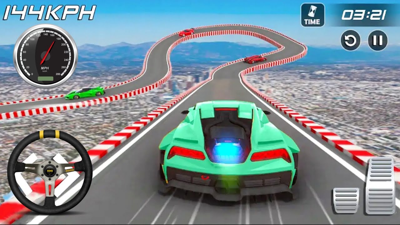 Car game 3d stunt racing game-Mega Ramp Car Jumping-Anroid Gameplay#7 ...