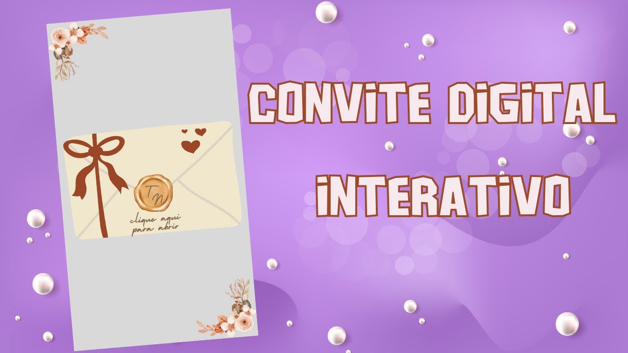 COMO FAZER CONVITE DIGITAL INTERATIVO PELO CANVA - YouTube