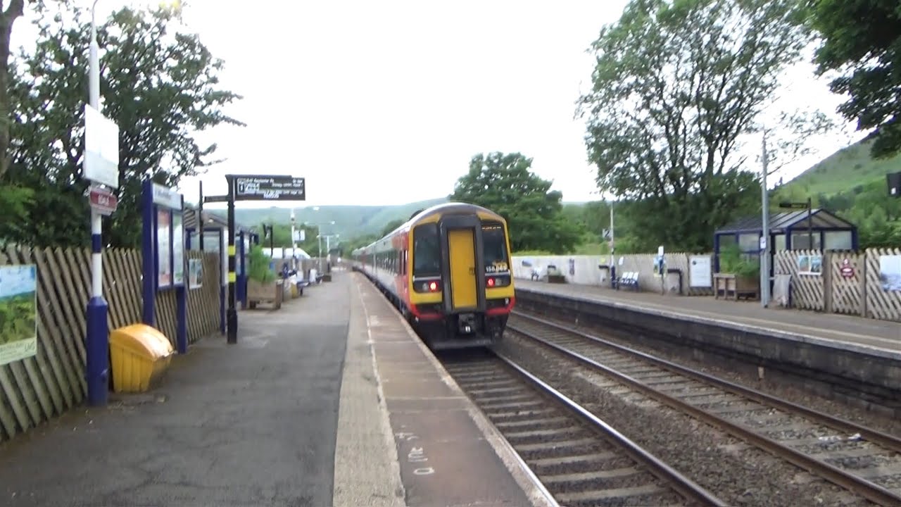 Edale Village Train Station, Peak District, Derbyshire UK - YouTube