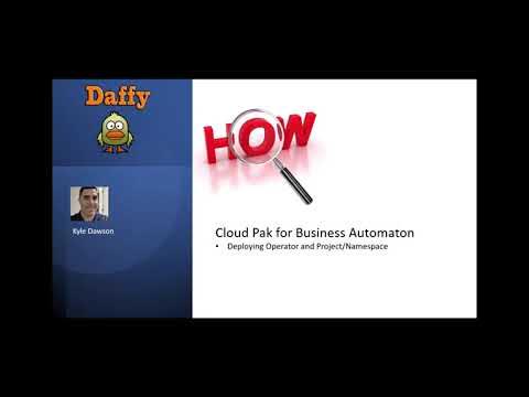 Cloud Pak for Business Automation - Deploying Operators - YouTube
