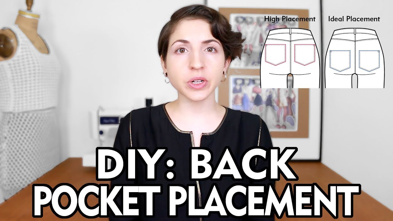 DIY Back Pocket Placement - YouTube