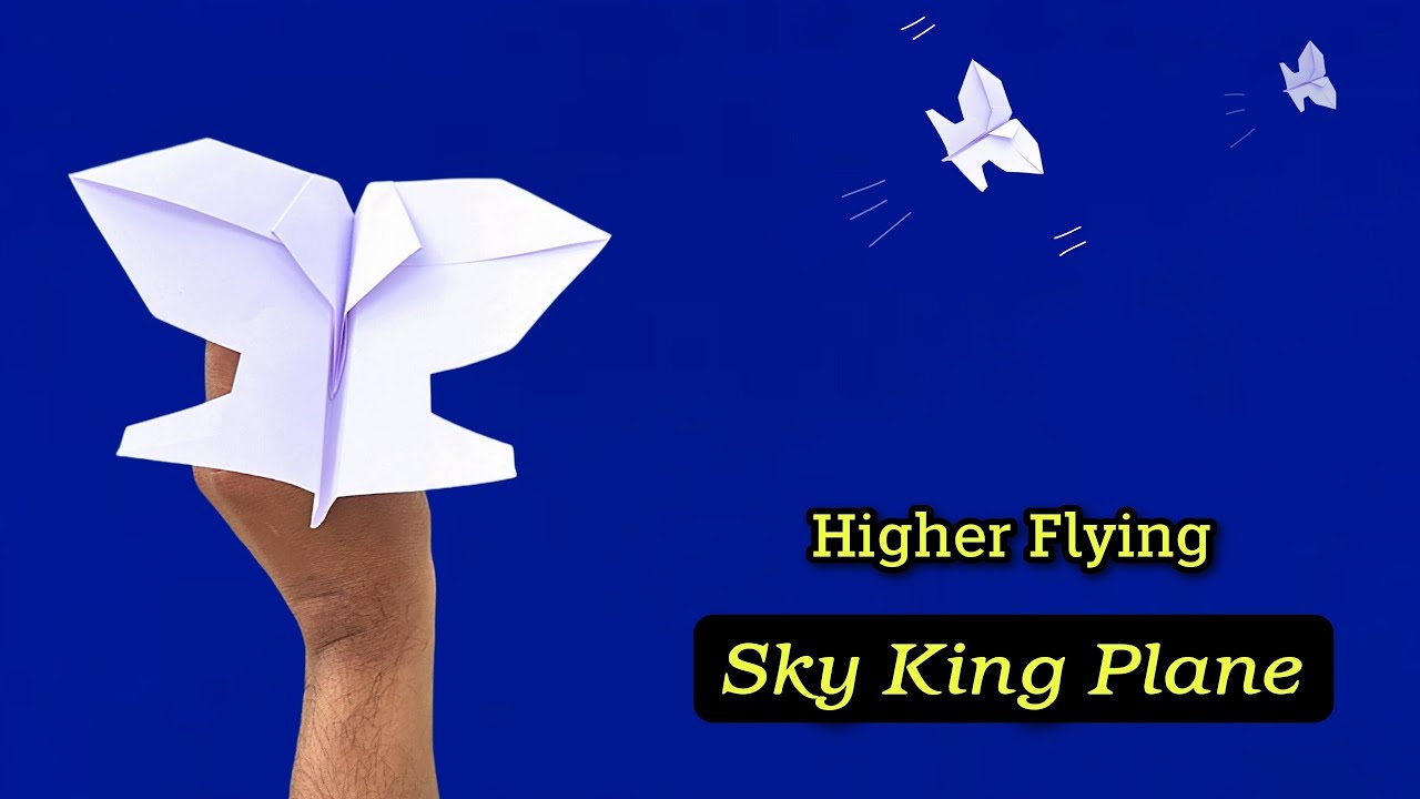 how to make a bird with paper that flies high, new flying bird plane ...