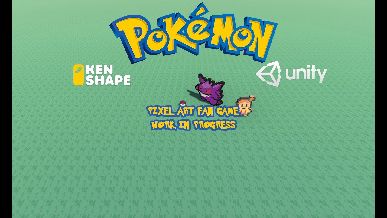 KenShape + Pokemon + Unity = Pokemon Fangame Project #1 - YouTube