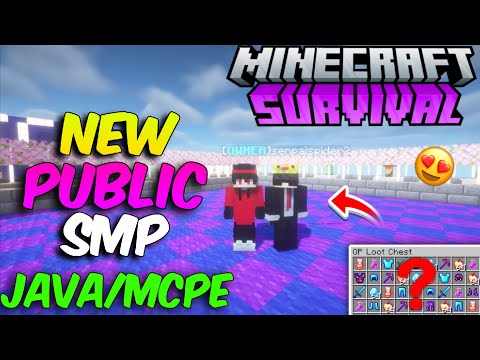 Best Free Public SMP Minecraft 1.21 🔥 | 24/7 Online | Java + PE | Anyone Can Join