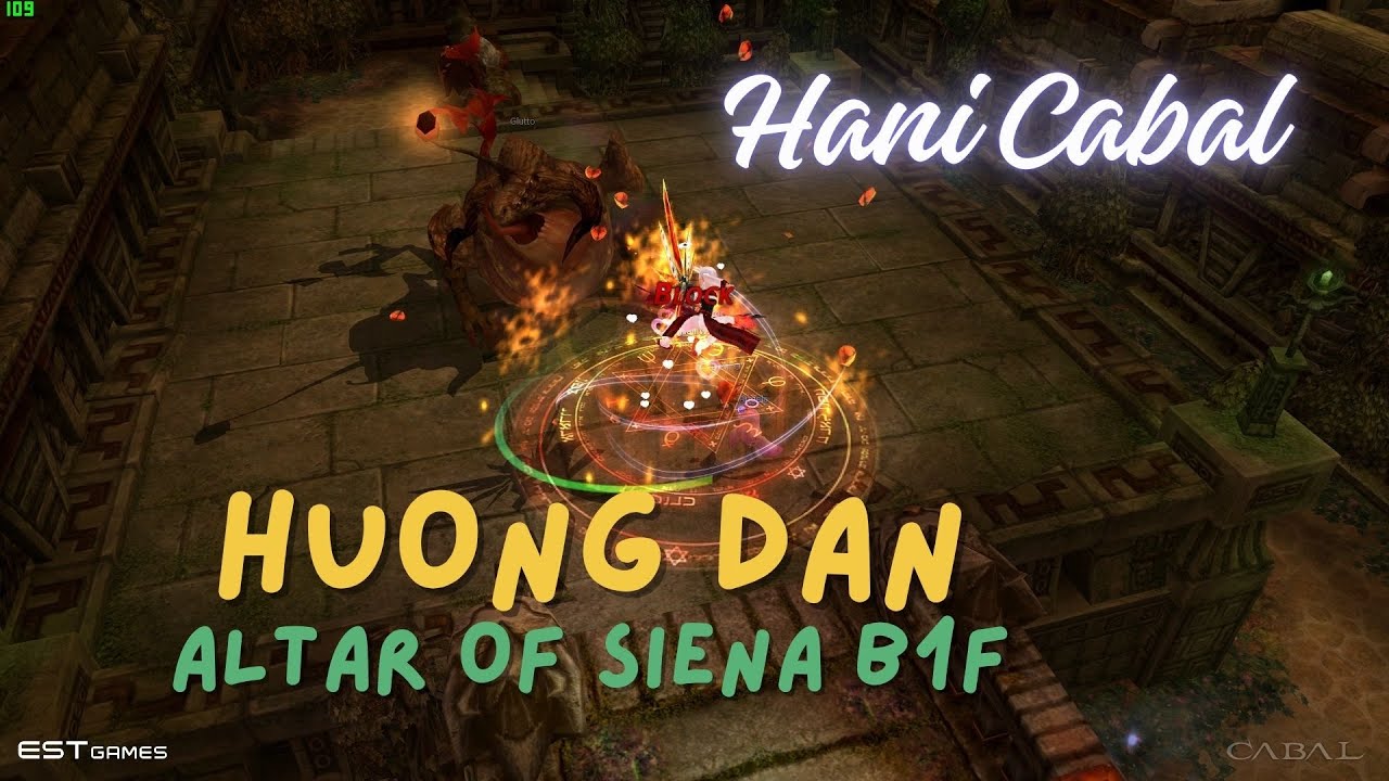 Hướng dẫn hoàn thành Dungeon Altar Of Siena B1F - AOS 1 | Cabal Online ...
