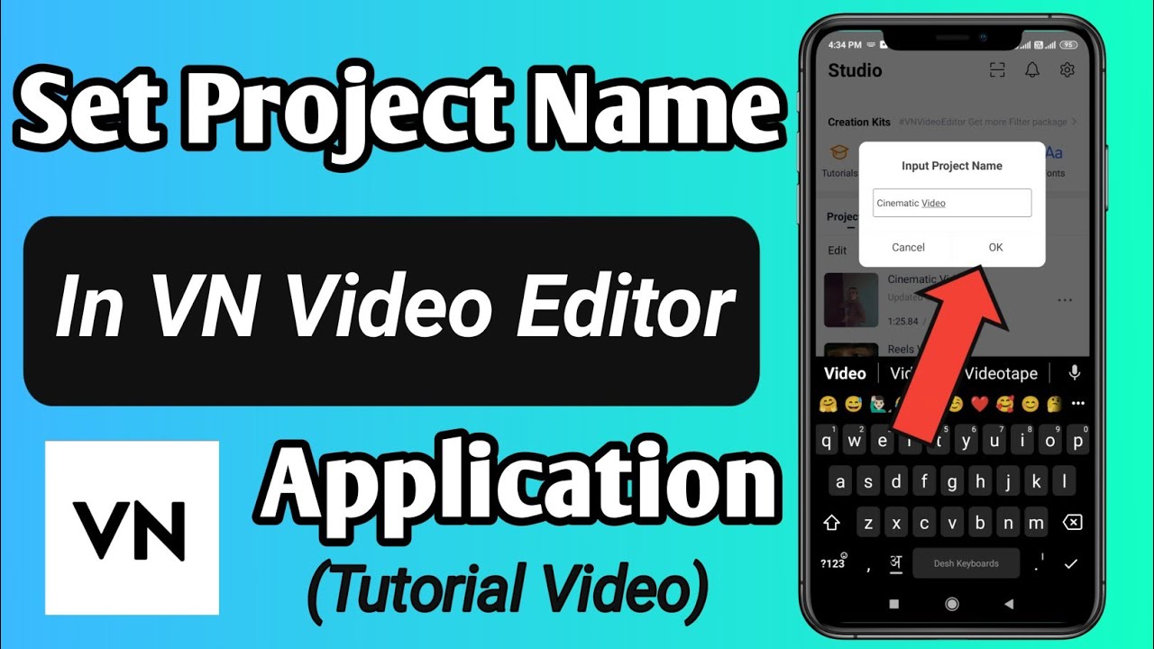 How To Set Project Name In VN Video Editor App VN App Me Project Ko Rename Kaise Kare YouTube How To Set Project Name In VN Video Editor App VN App Me Project Ko Rename Kaise Kare YouTube