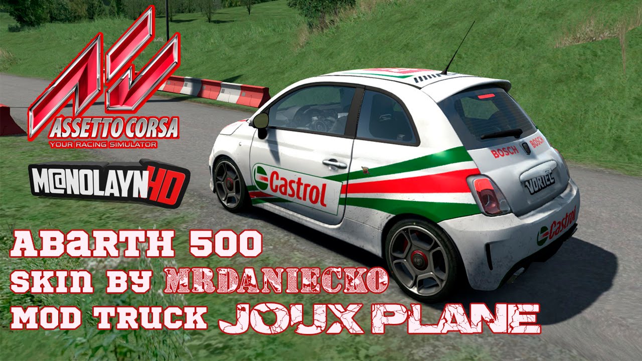 Assetto Corsa || Mod Joux Plane || Skin Abarth 500 || - YouTube