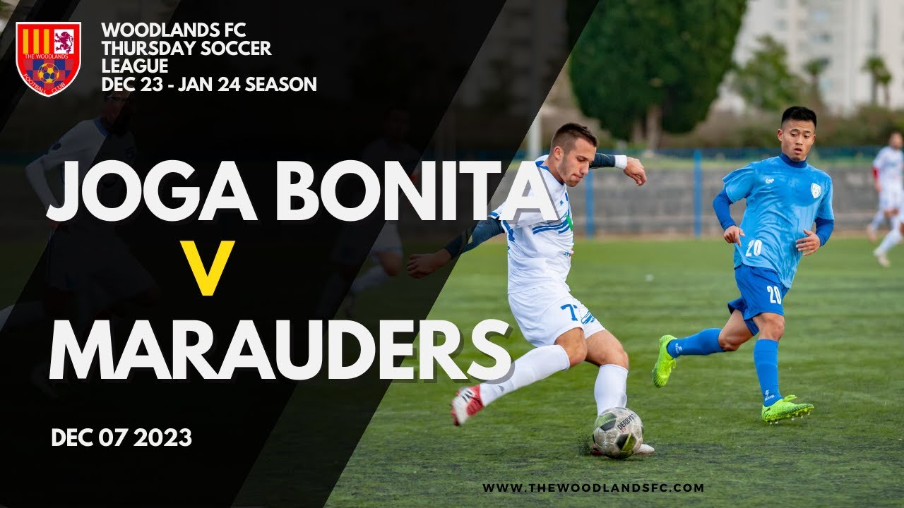 The Woodlands FC Thursday Over 30s Soccer League: Joga Bonita Vs ...