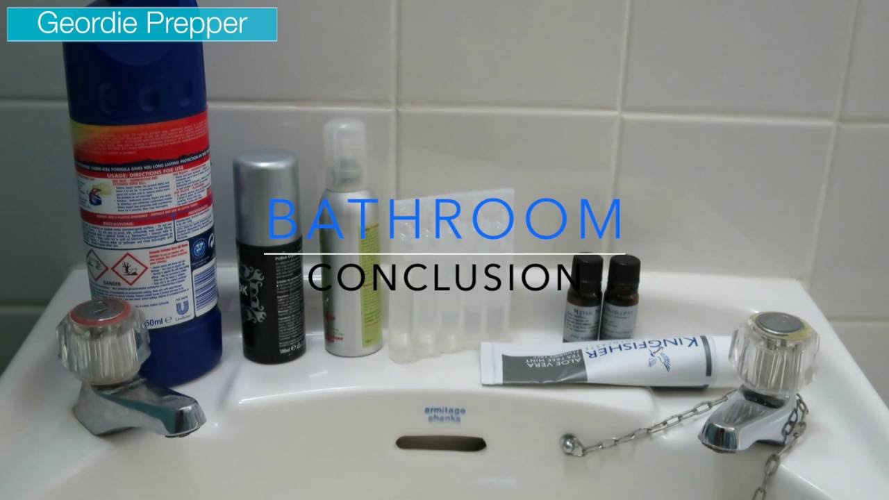 Bugging In - Room by Room - Bathroom - YouTube