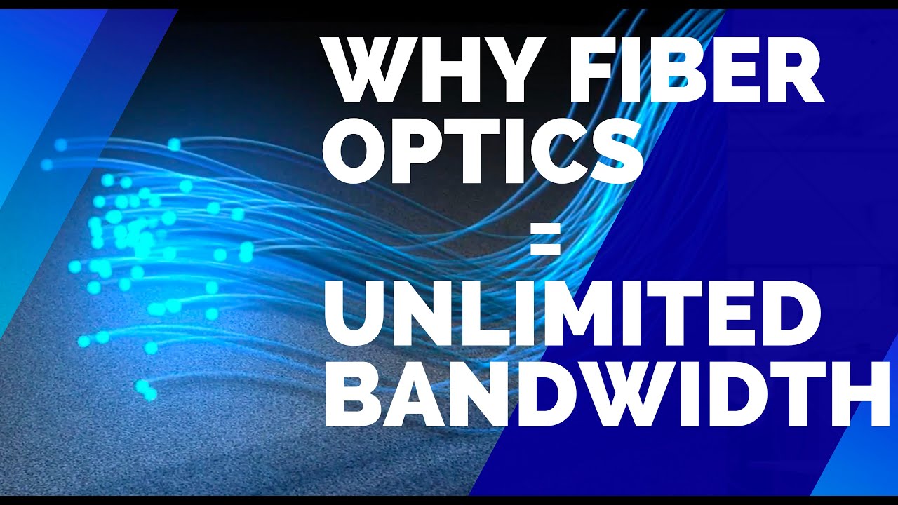 Why Fiber Optics = Unlimited Bandwidth - YouTube