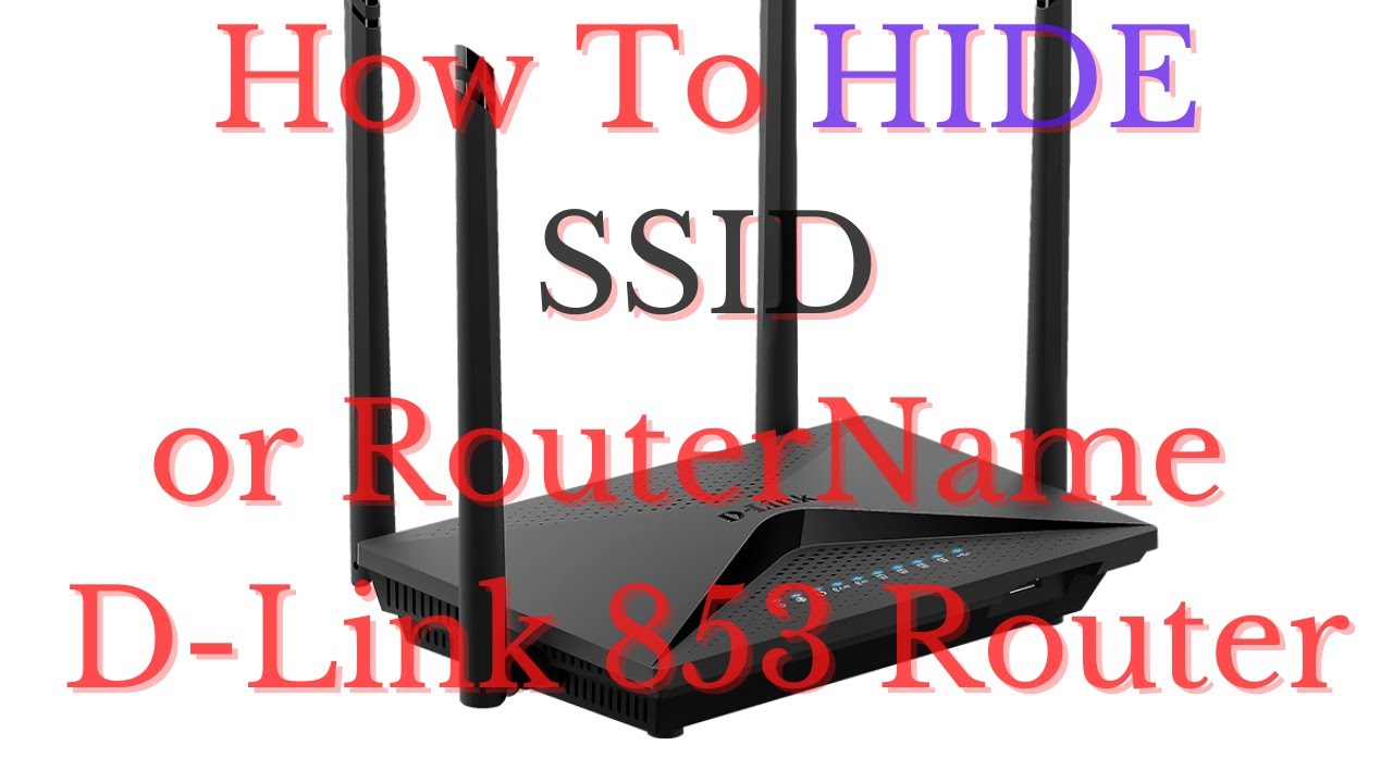 How To Hide Wifi Router SSID or Wifi Name . - YouTube