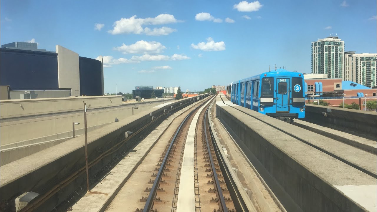 TTC HD 60fps: UTDC ICTS Mark I ART Cars Railfan Window Round Trip Ride ...