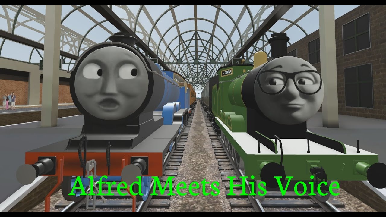 Alfred Meets His Voice - YouTube
