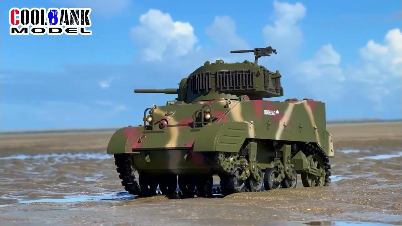 COOLBANK M5A1 Normandy Landing video (multiple paint jobs) - YouTube