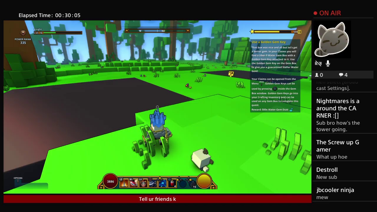 Trove building the tower - YouTube