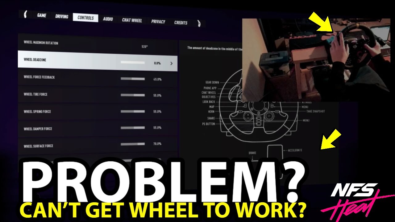 Can't Get Wheel to Work *Easy Fix* in NFS Heat - YouTube