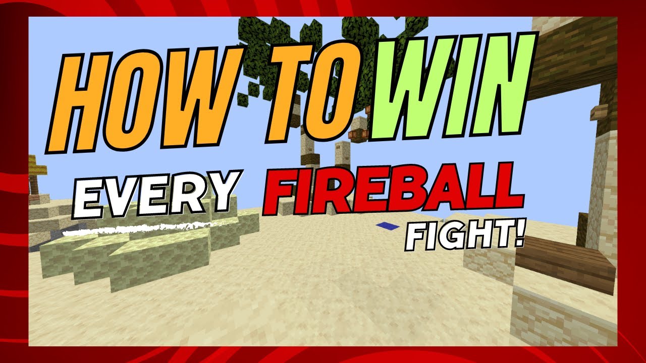 How to win a fireball fight in minecraft - YouTube