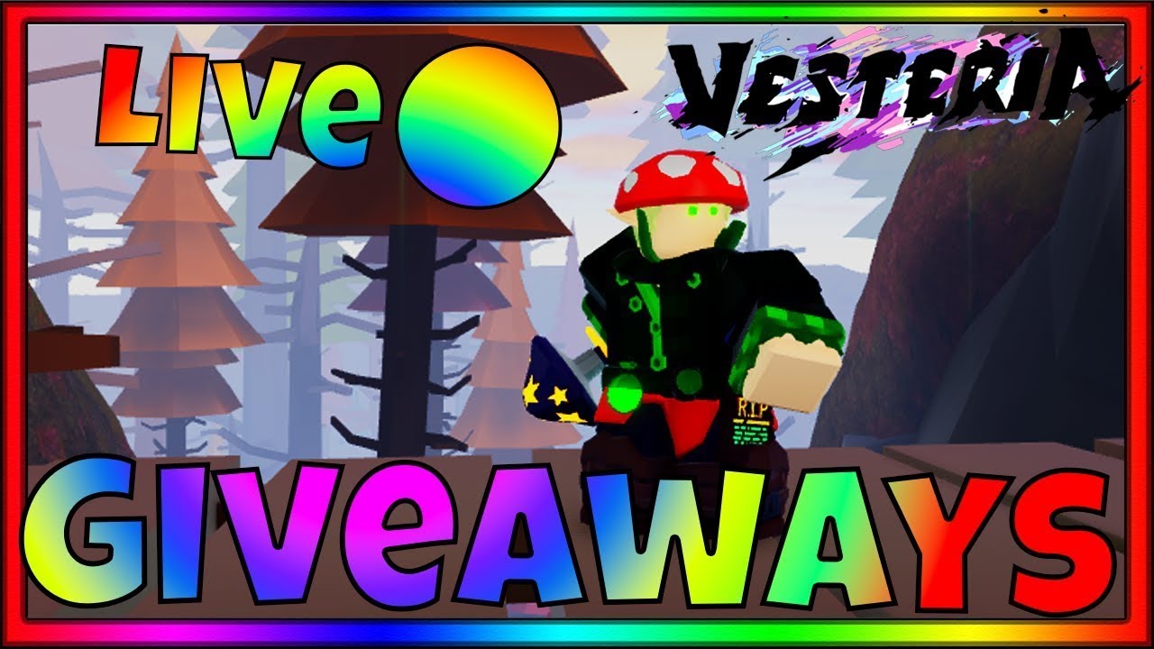 Vesteria - EPIC GIVEAWAYS + FREE INFINITE LURE PARTY - YouTube