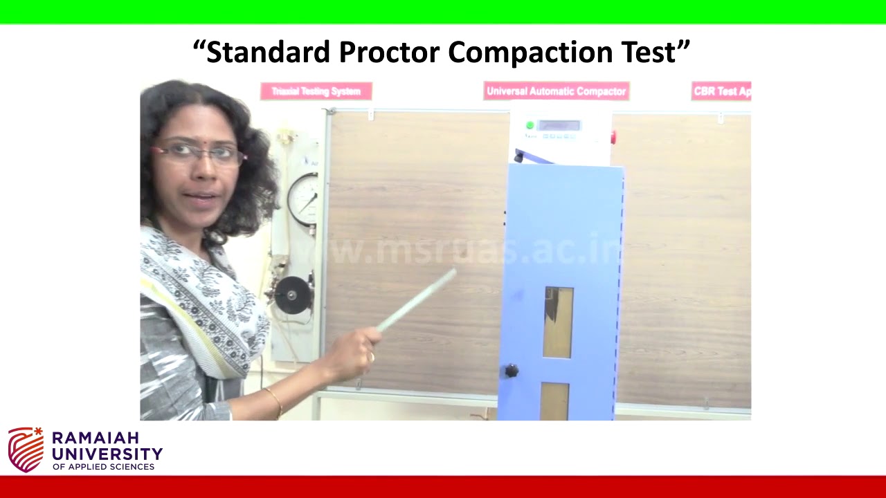 Standard Proctor Compaction Test - YouTube