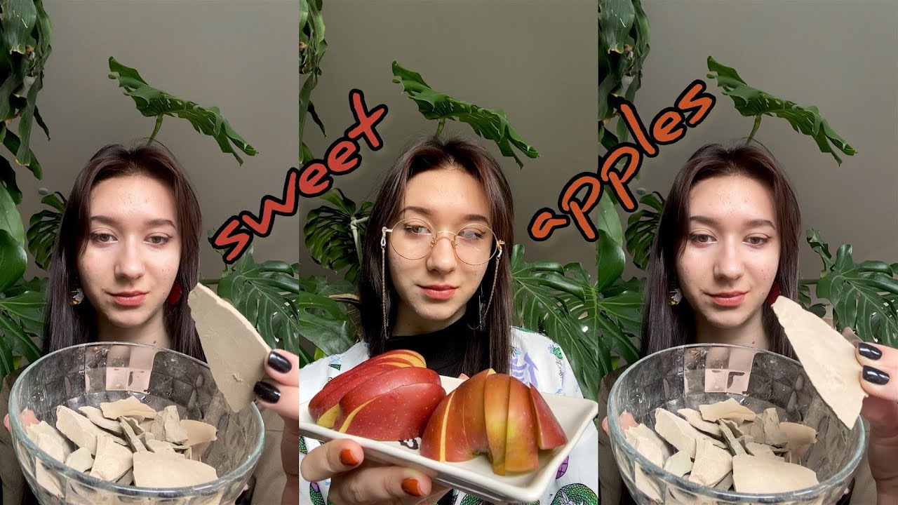 ASMR RED APPLES🍎 Ассорти Тypкестaн часть 2/ MUKBANG - YouTube