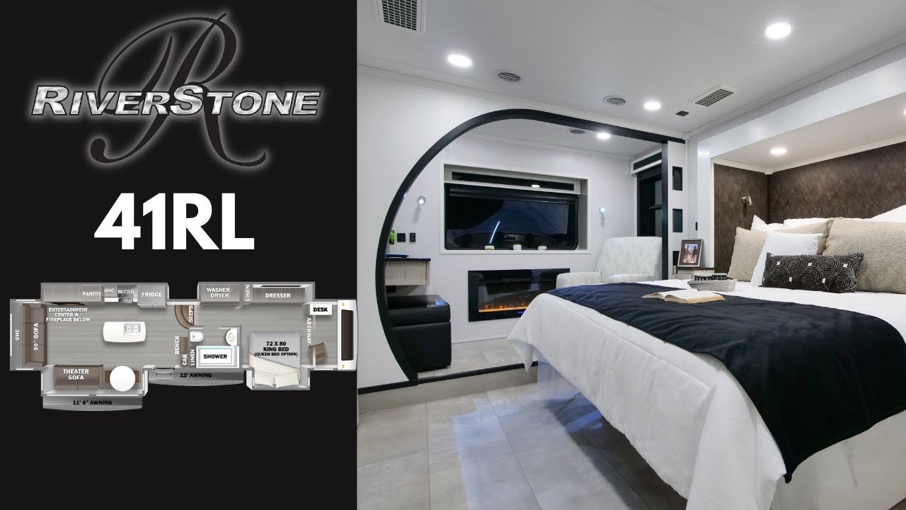 Take a Quick Tour of the ALL-NEW Riverstone 41RL Fifth Wheel by Forest ...