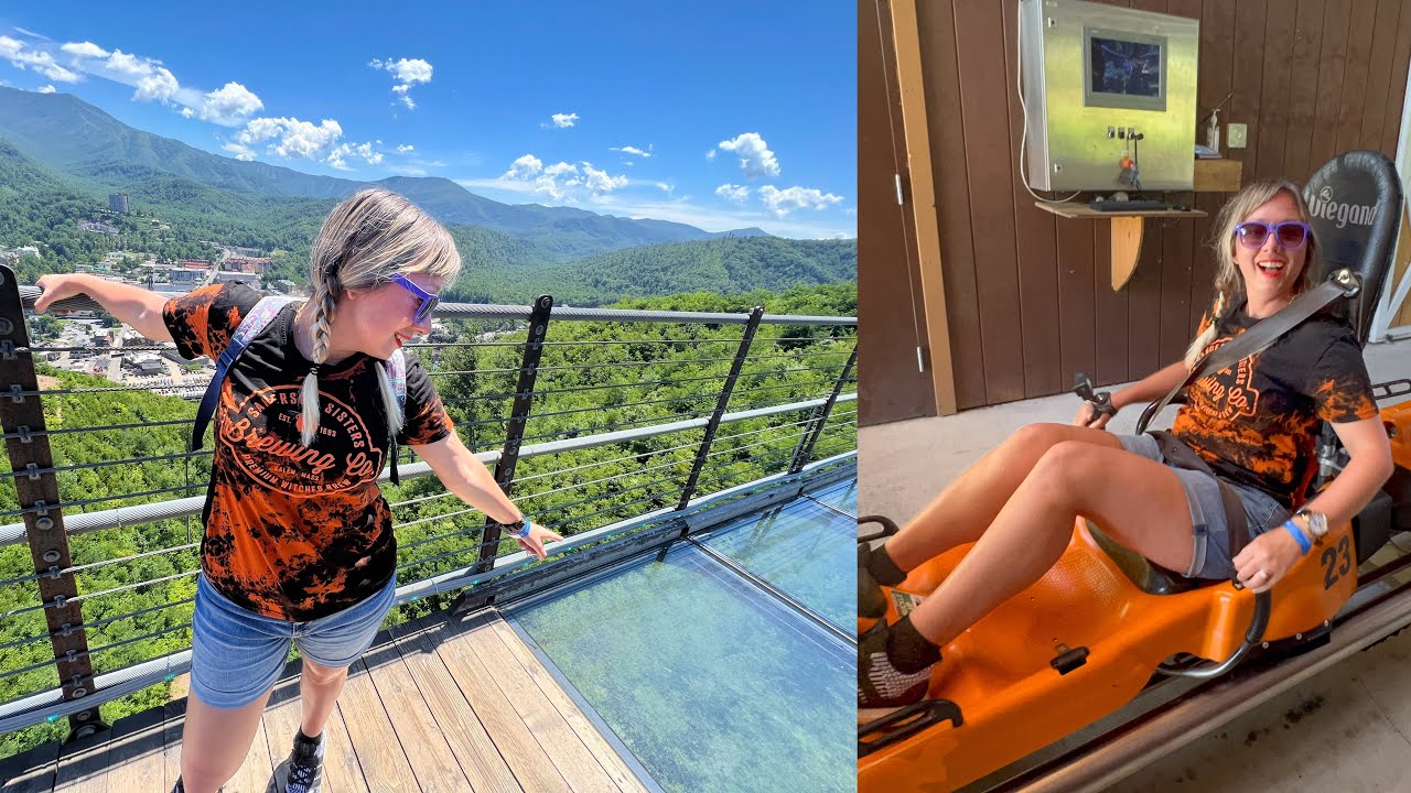 Gatlinburg MY FIRST TIME! SkyLift Park, Earthquake Ride, Mysterious ...