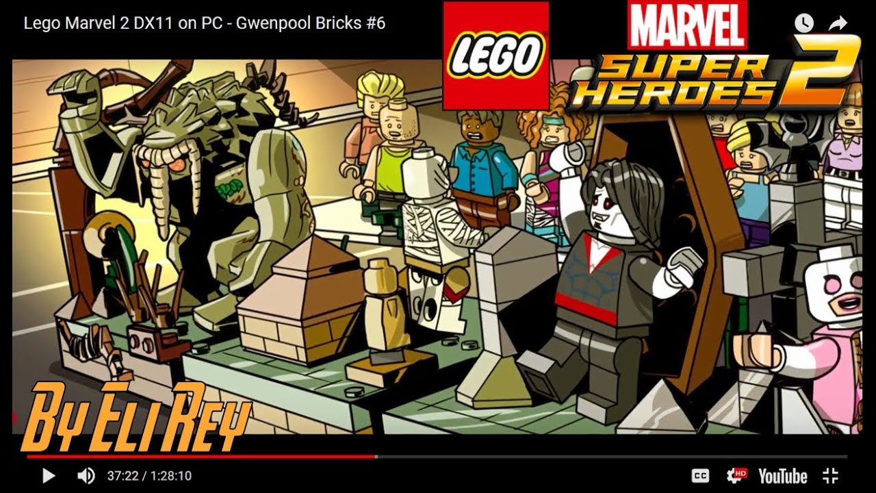Lego Marvel 2 DX11 on PC - Gwenpool Bricks #6 - YouTube
