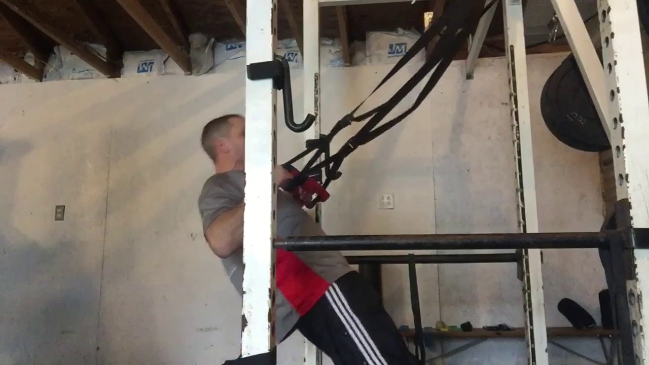 Inverted Row progression with Suspension trainers - YouTube