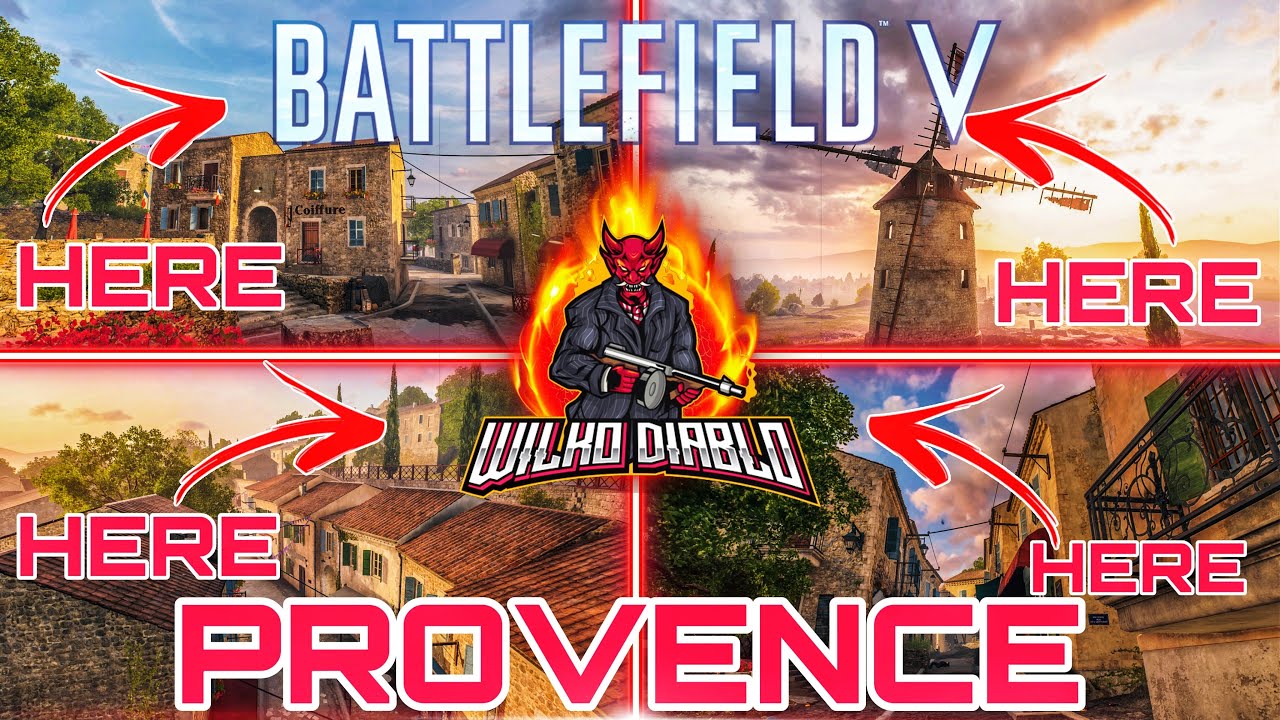Battlefield V Ultimate Guide To All Map Spots & Positions On Provence ...