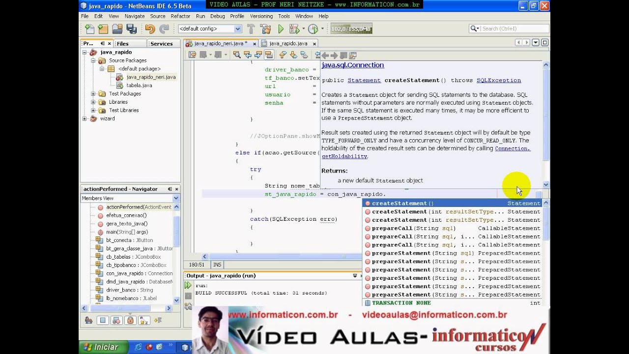 aula 1753 Statement e ResultSet para Atributos - YouTube