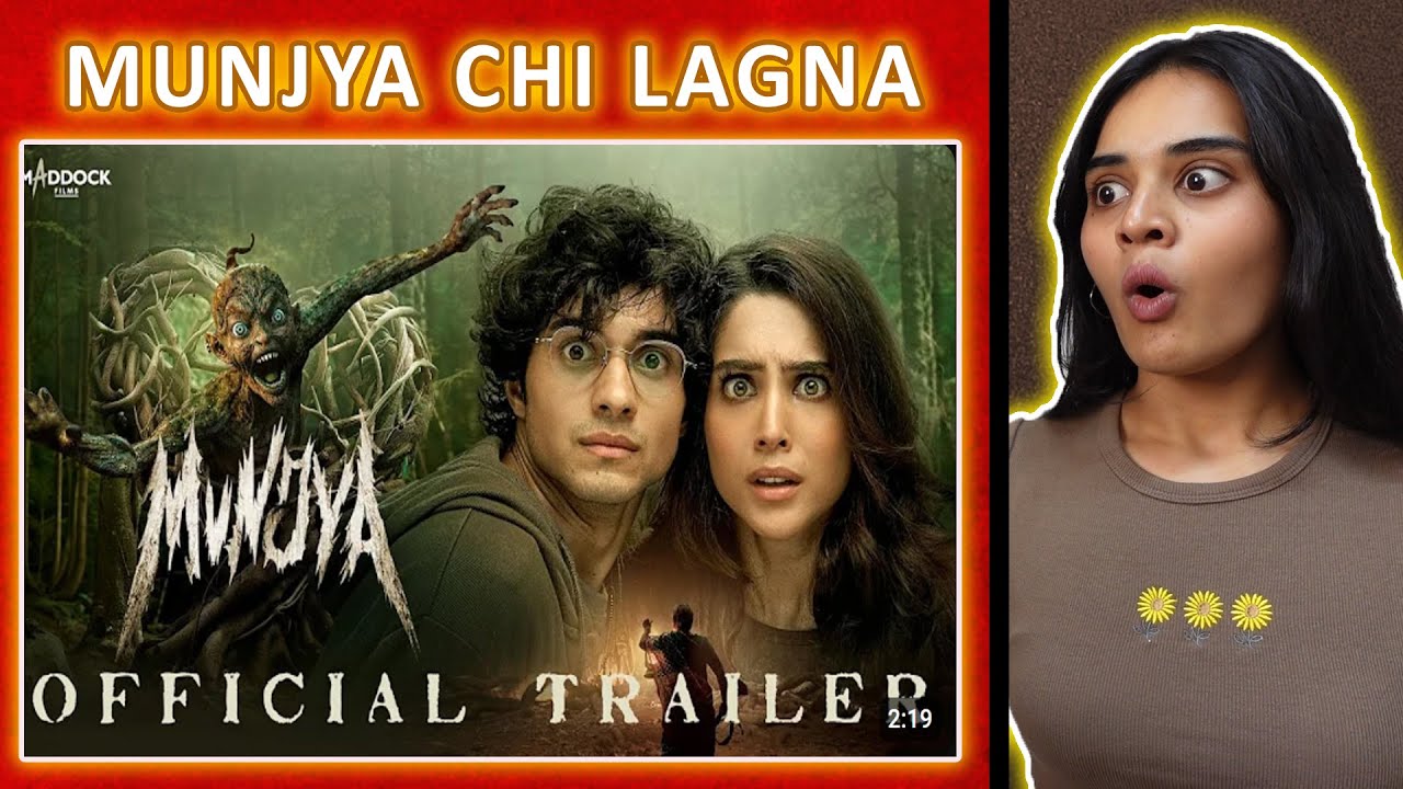 MUNJYA TEASER REACTION | Abhay Verma | Sharvari | Dinesh Vijan | Neha M ...