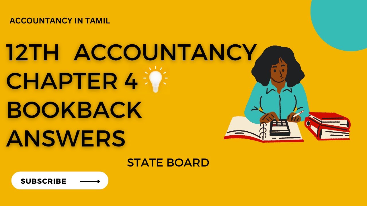 12th Accountancy chapter 4 book back answers - YouTube