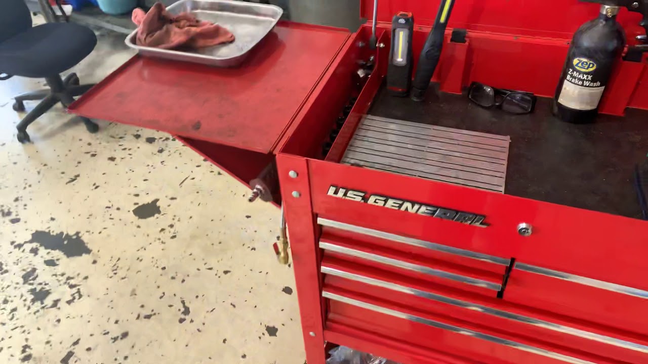 US General 5 drawer cart tour. - YouTube