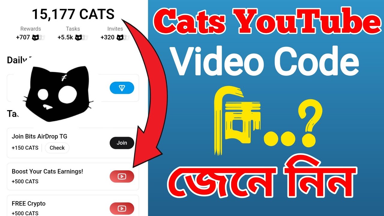 Cats Video Code Boost Your Cats Earnings & Free Crypto Video Code ...